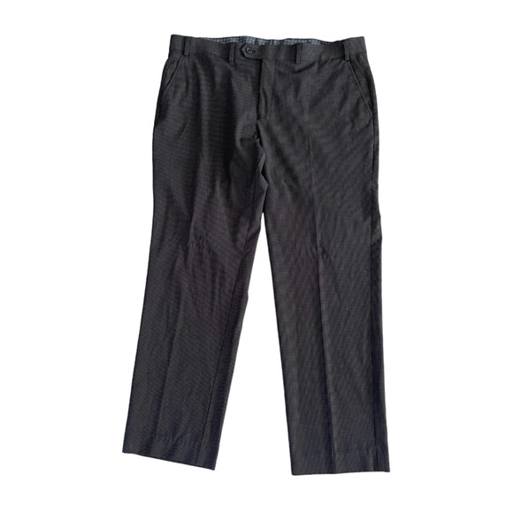 Michael Kors | Pants | Michael Kors Mens Gray Flat Front Small Plaid ...